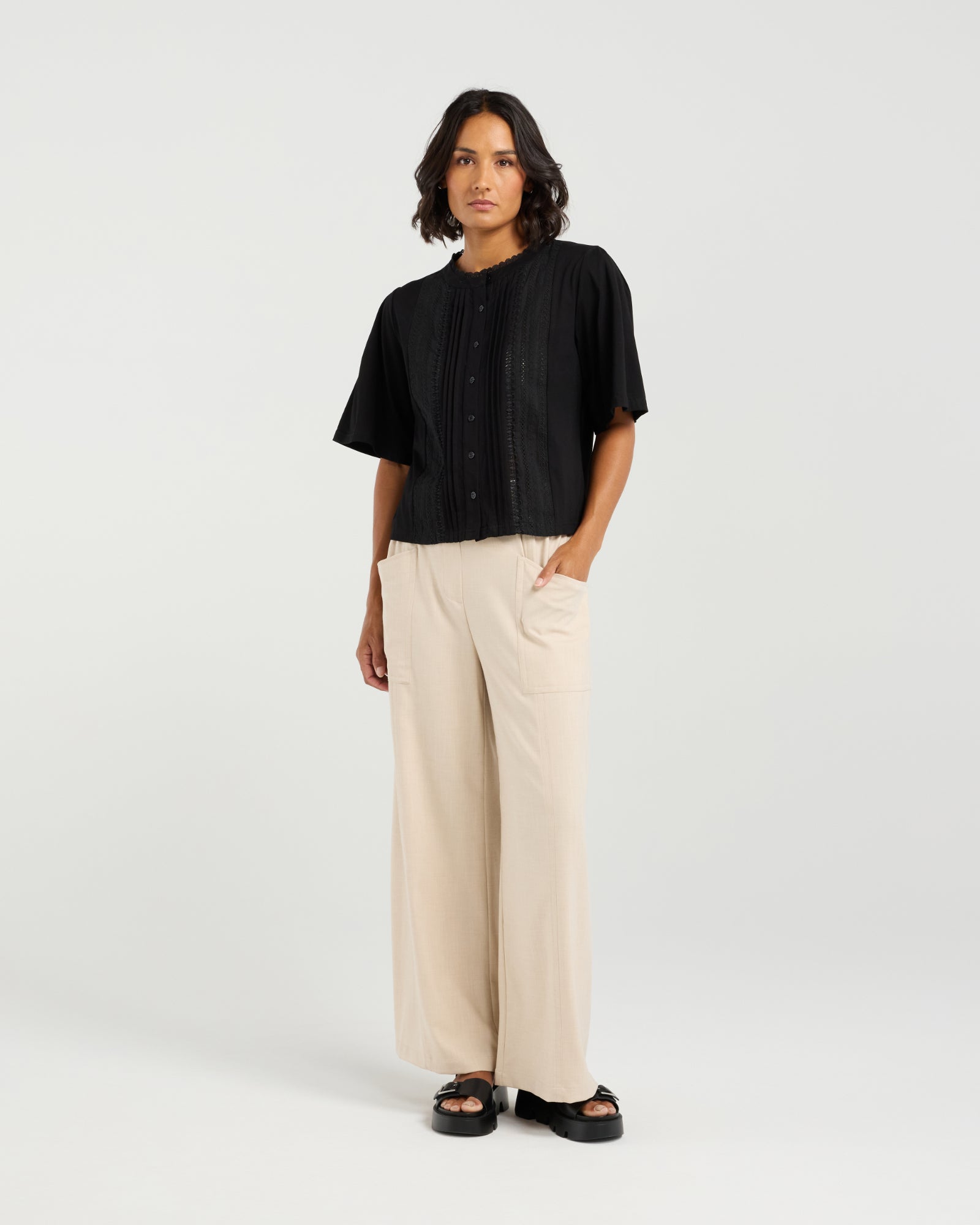 Et Alia | Victoria Blouse - Black – Kiwi Country